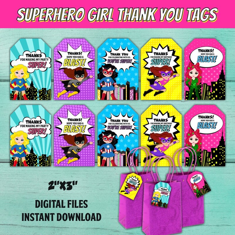 Superhero Goody Bags - Etsy