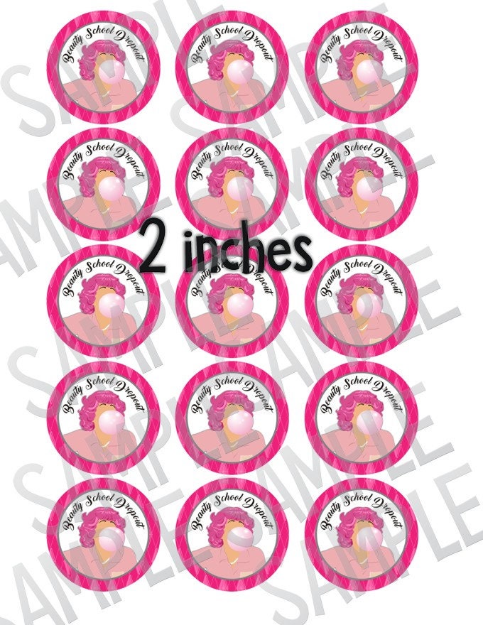 50's Beauty School Dropout party tags 50's bag | Etsy