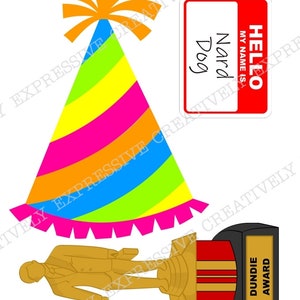 The Office TV Show Inspired Photo Booth Props. Tv Series Inspired Props ...