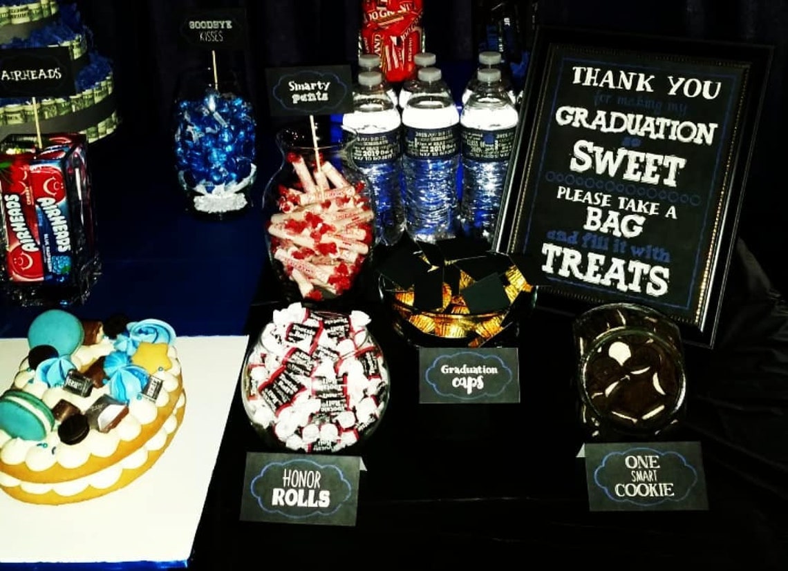 Graduation Candy Buffet Sign. Graduation Treat Table Sign. - Etsy