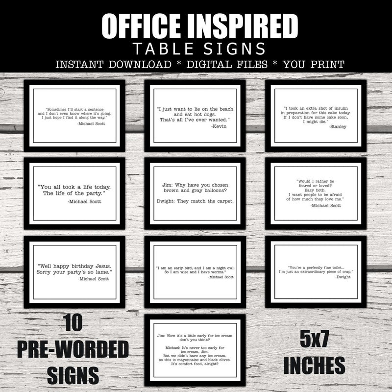 The Office Tv Show Decor - Etsy