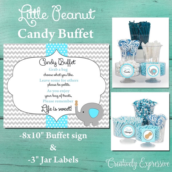 Candy Buffet Labels - Etsy