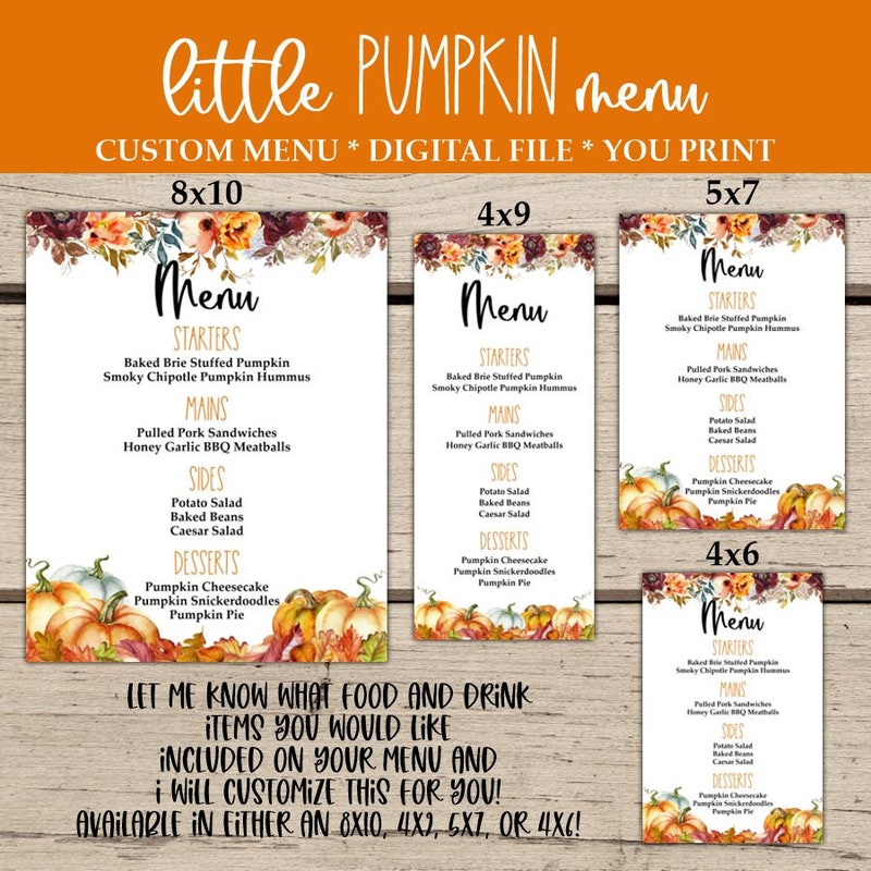 Pumpkin Baby Shower - Etsy
