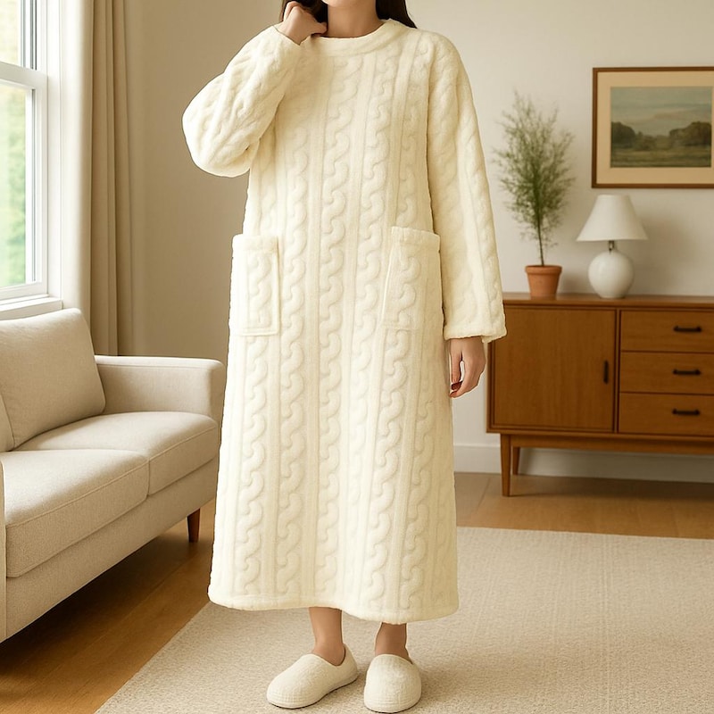 Brown Plush Robe - Etsy UK