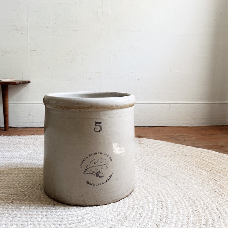 Large Antique Crock - Etsy