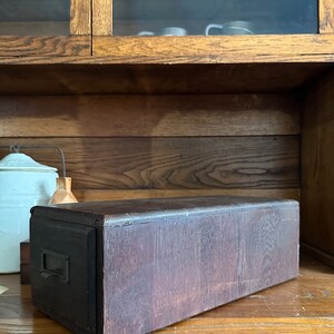 Vintage Card File Card Catalog Cabinet Wood Box Storage Box Office ...