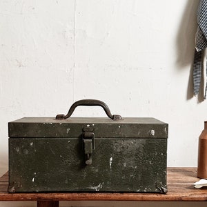 Vintage Kennedy Tool Box Craft Organizer Storage Box Art Supply Box ...