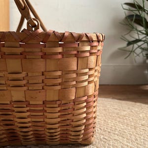 Vintage Gathering Basket Antique Native American Harvest Basket ...