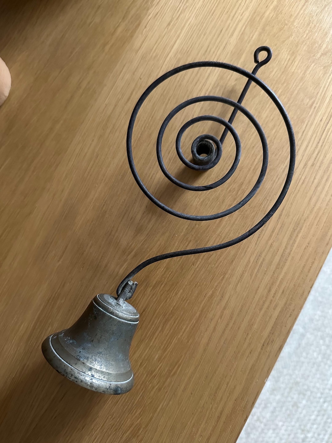 Antique Door Bell General Store Doorbell Coil Spring Primitive Antique ...