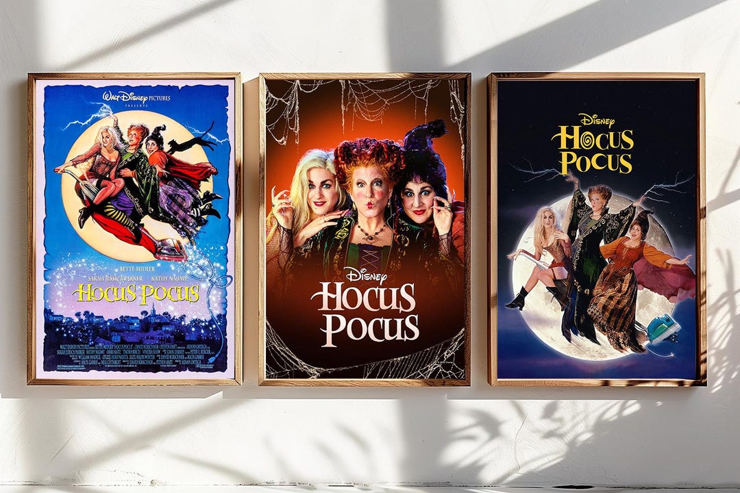Hocus Pocus (1993) Classic Movie Poster, Film Fan Collectibles, Vintage ...