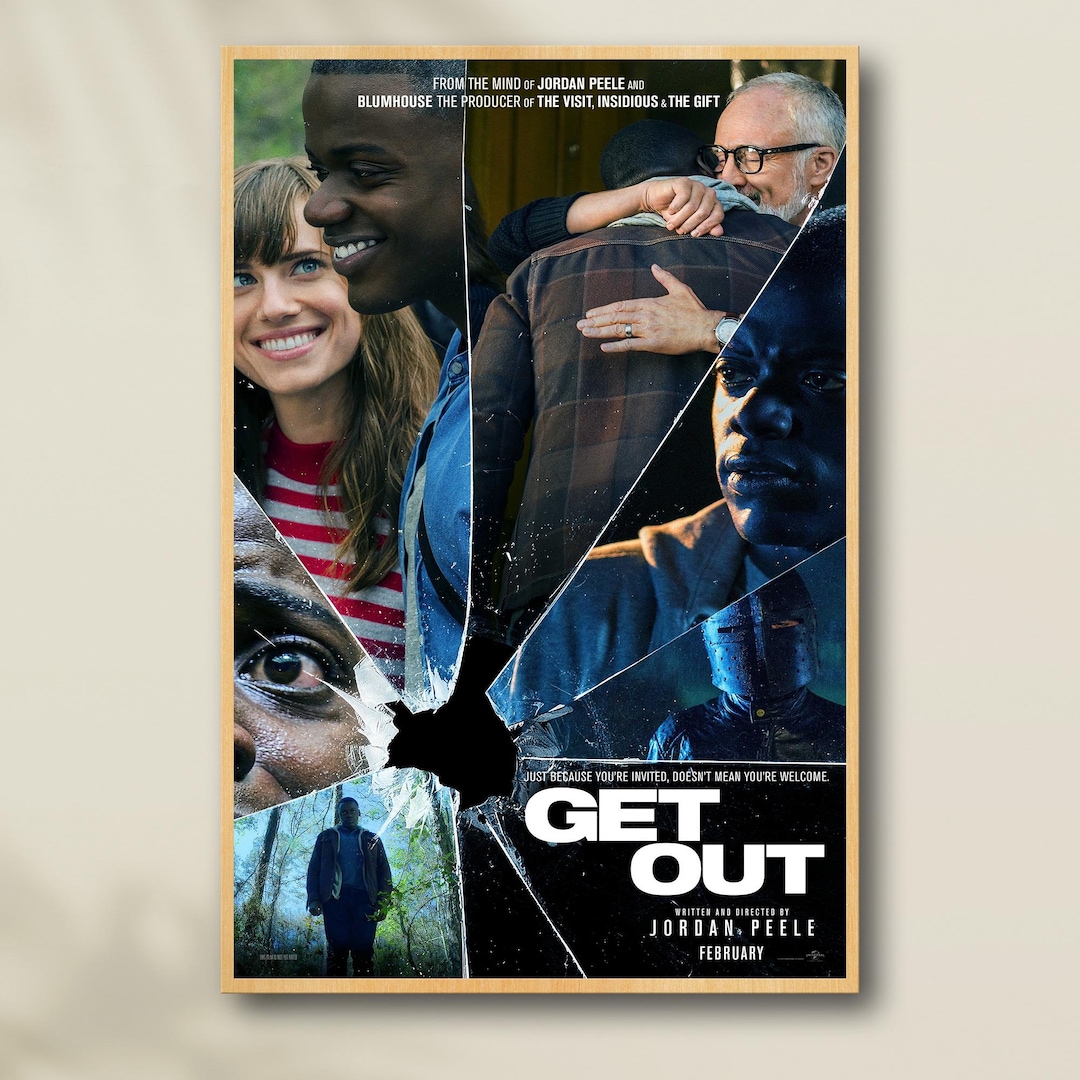 Get Out Movie Poster, Film Fan Collectibles, Vintage Movie Poster, Home ...