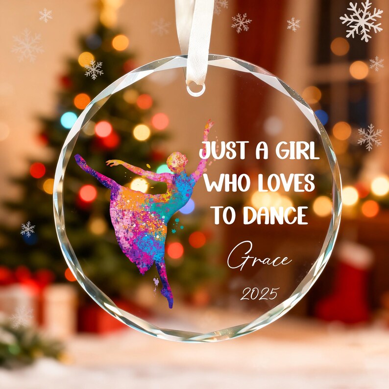 Personalized Dance Ornament, Dance Christmas Ornament Gift for Dancer ...