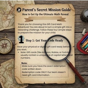 The Gift Card Math Hunt | Gamified Math Challenge for Kids | Unlock ...