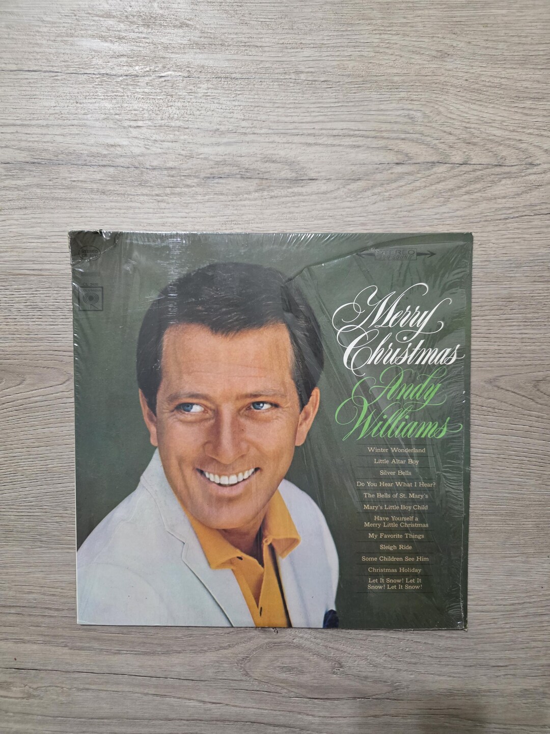 Vintage Vinyl Record - Merry Christmas - Andy Williams - LP - Columbia ...