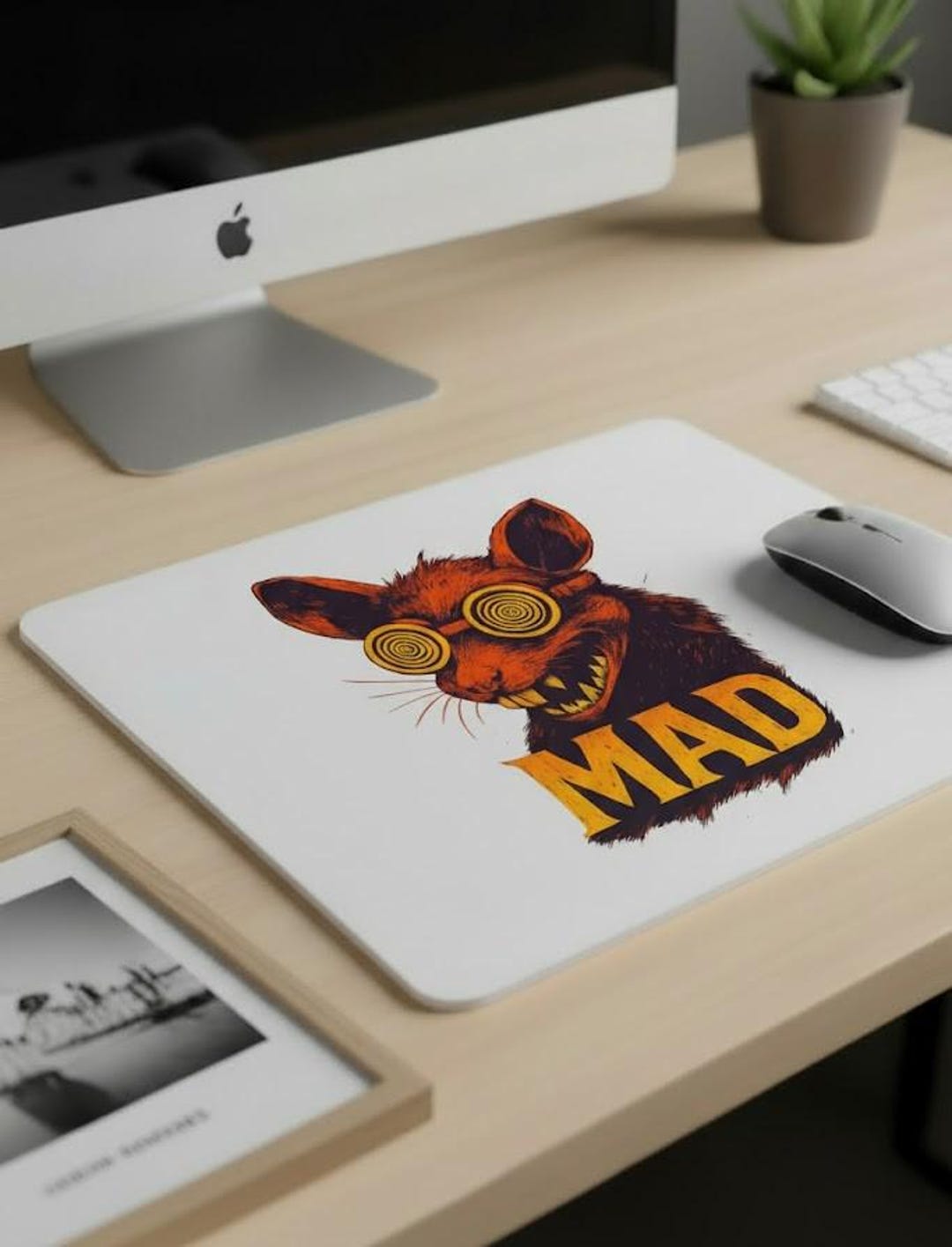 Mad Rat Mouse Pad - Etsy