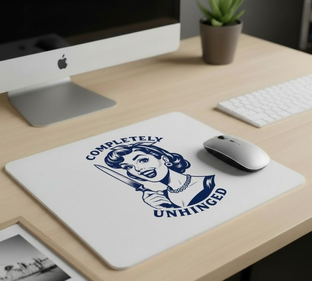 Completely Unhinged- Mouse Pad - Etsy