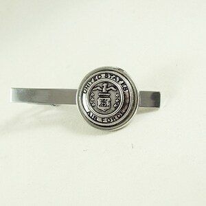 United States Air Force Silver Framed Tie Clip Tie Bar Active - Etsy