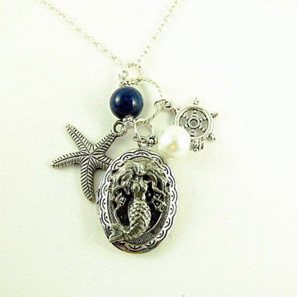 Mermaid Locket - Etsy