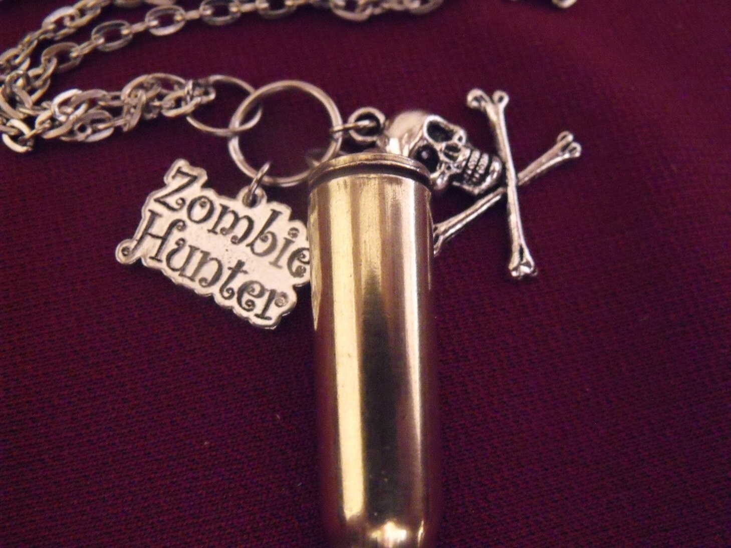 Bullet Pendant Necklace Zombie Hunter Great Unique Gift Mens - Etsy