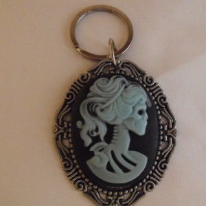 Key Chain Gothic Lolita Cameo Key Ring Choice of Color - Etsy