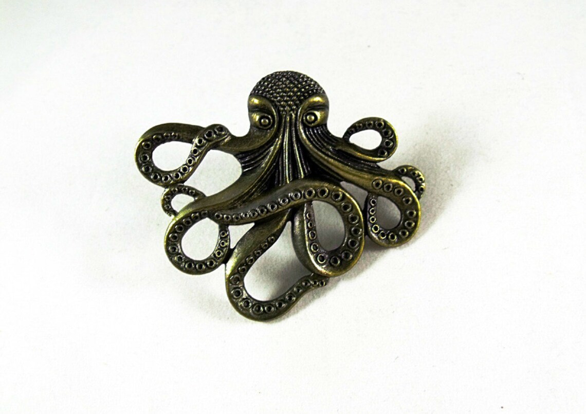 Bronze Octopus Drawer or Door Pull large Home Improvement | Etsy
