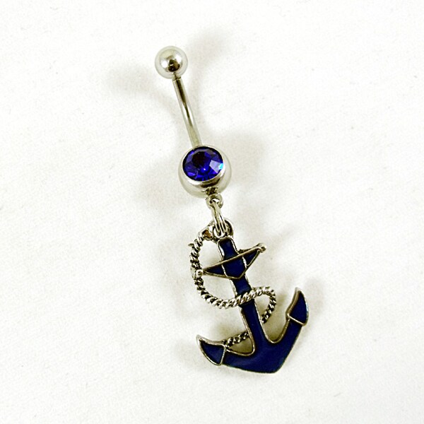 Nautical Belly Ring - Etsy