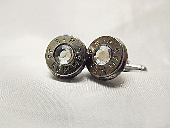 Mens Silver Cufflinks Bullet Cufflinks Dirty Harry 44 Magnum | Etsy