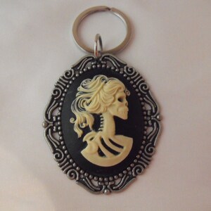 Key Chain Gothic Lolita Cameo Key Ring Choice of Color - Etsy