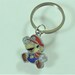 Key Chain, Mario Brothers Enameled Key Ring Mens Womens Gift Handmade ...