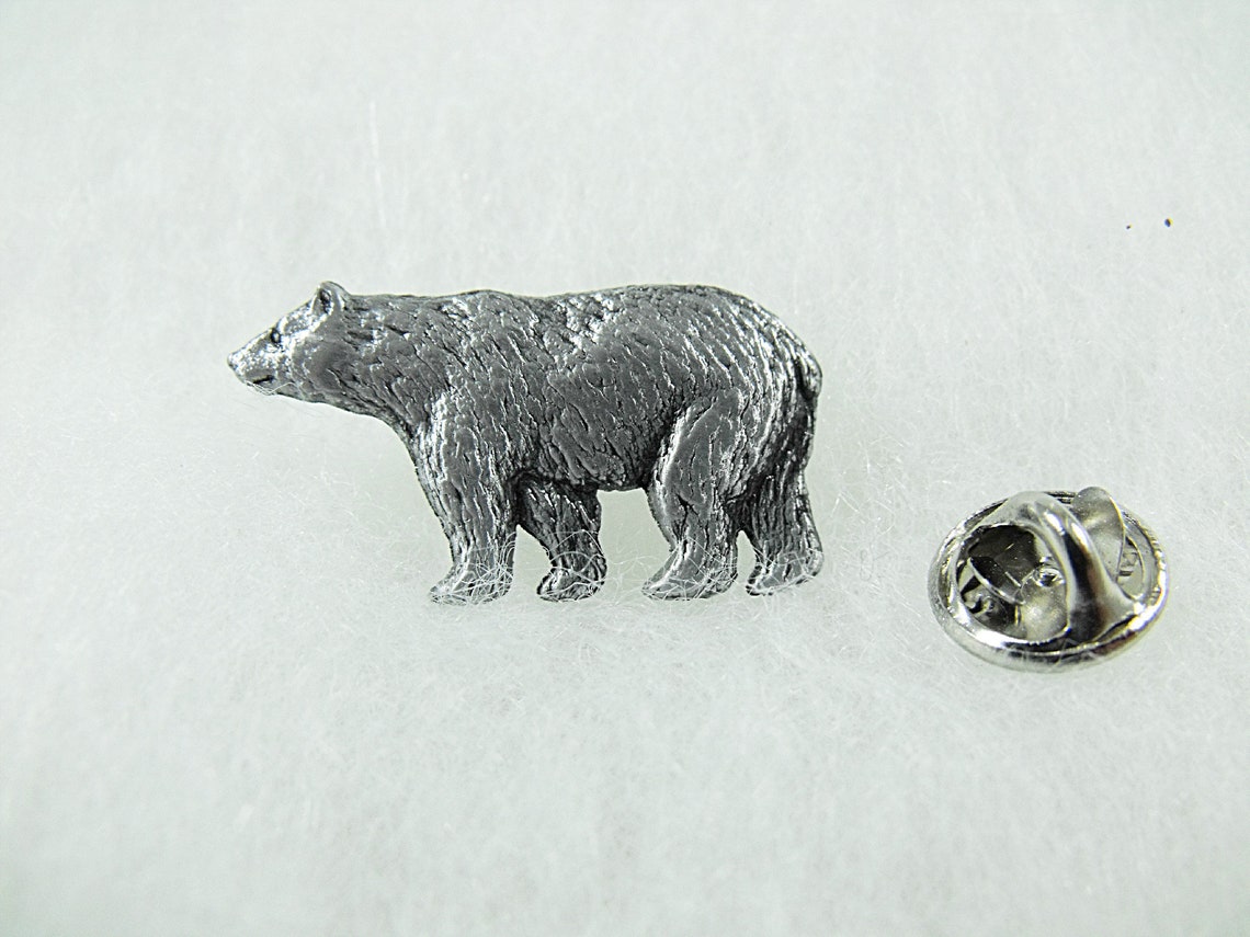 Bear Tie Tack or Lapel Pin Men's Women's Gift - Etsy