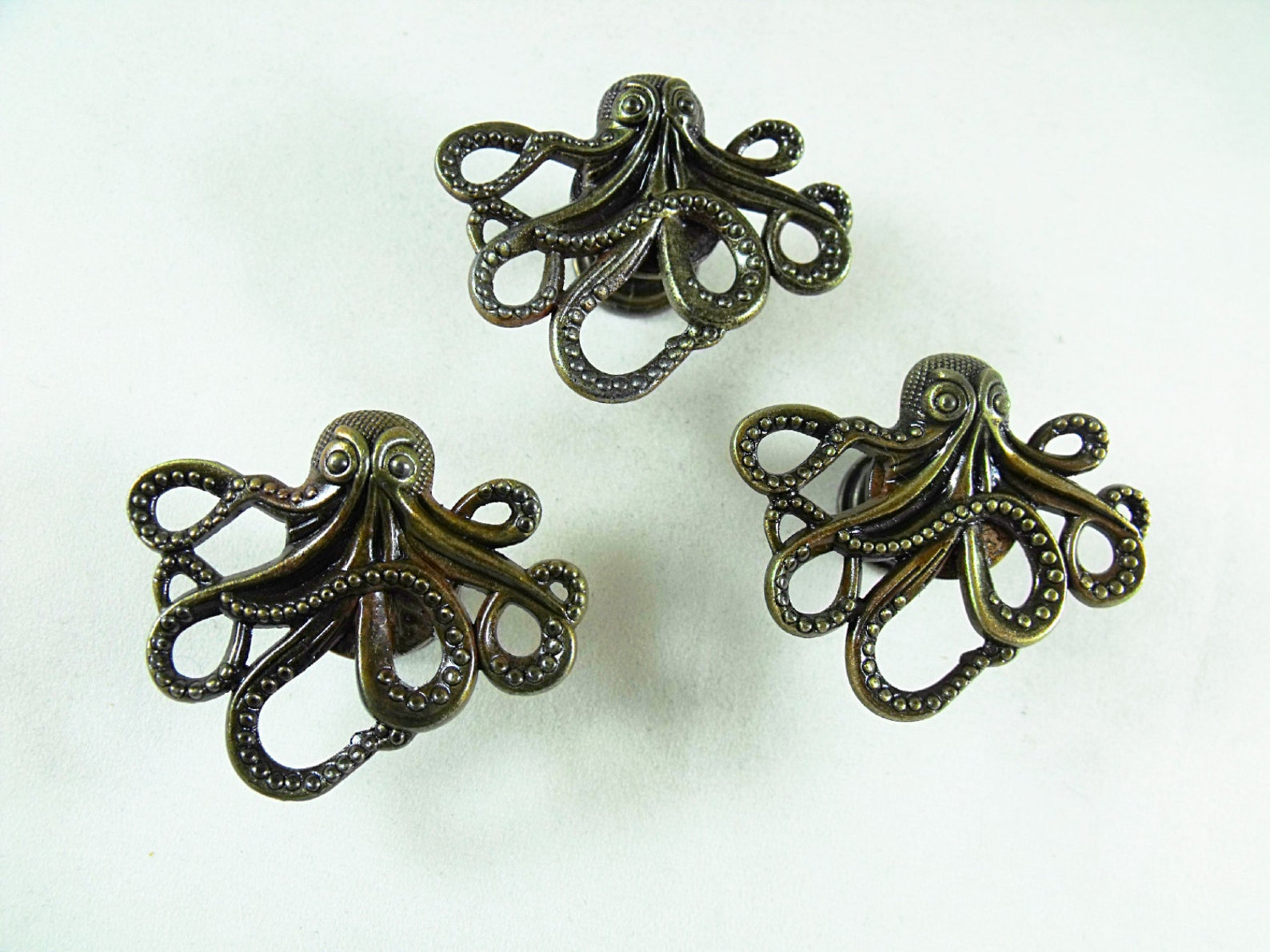 Bronze Octopus Drawer or Door Pull Home Improvement Home | Etsy