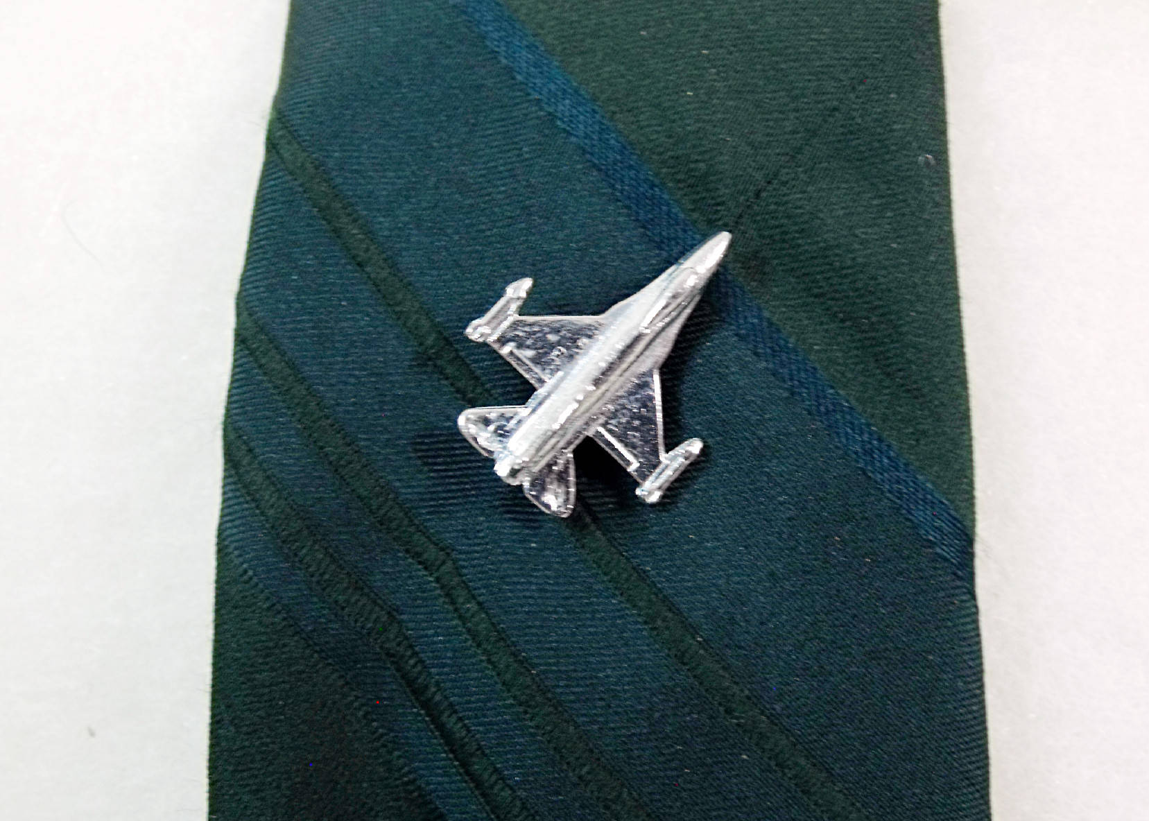 Silver Tie Tack or Lapel Pin F16 Falcon Military Jet Mens | Etsy