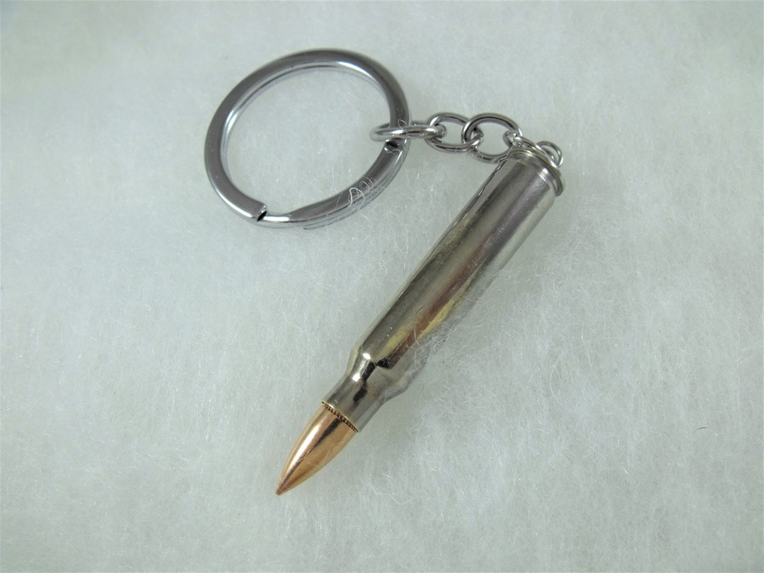 Silver Bullet Key Chain, 223 Caliber Mens Womens Gift Handmade - Etsy