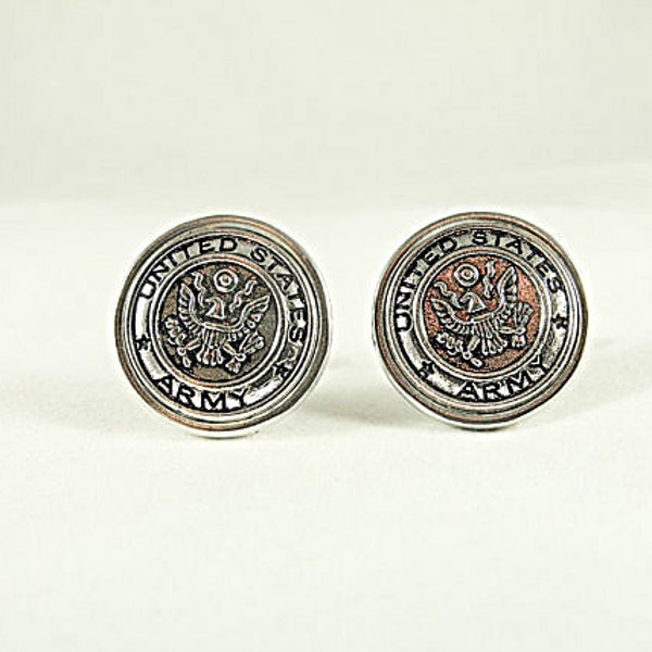 Army Cufflinks - Etsy