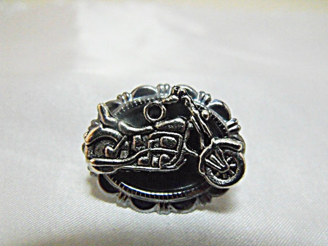 Tie Tack Pin, Silver Motorcycle Mens Accessories Handmade - Etsy