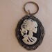 Key Chain Gothic Lolita Cameo Key Ring Choice of Color - Etsy