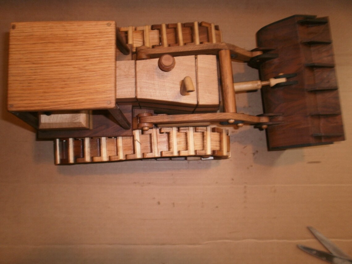 Tracked Loader W Bucket Handcrafted - Etsy