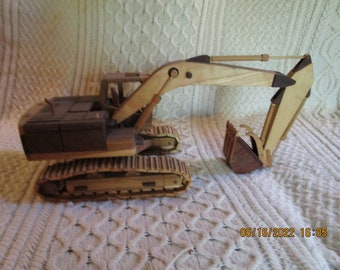 John-deere Backhoe Handcrafted Wooden - Etsy