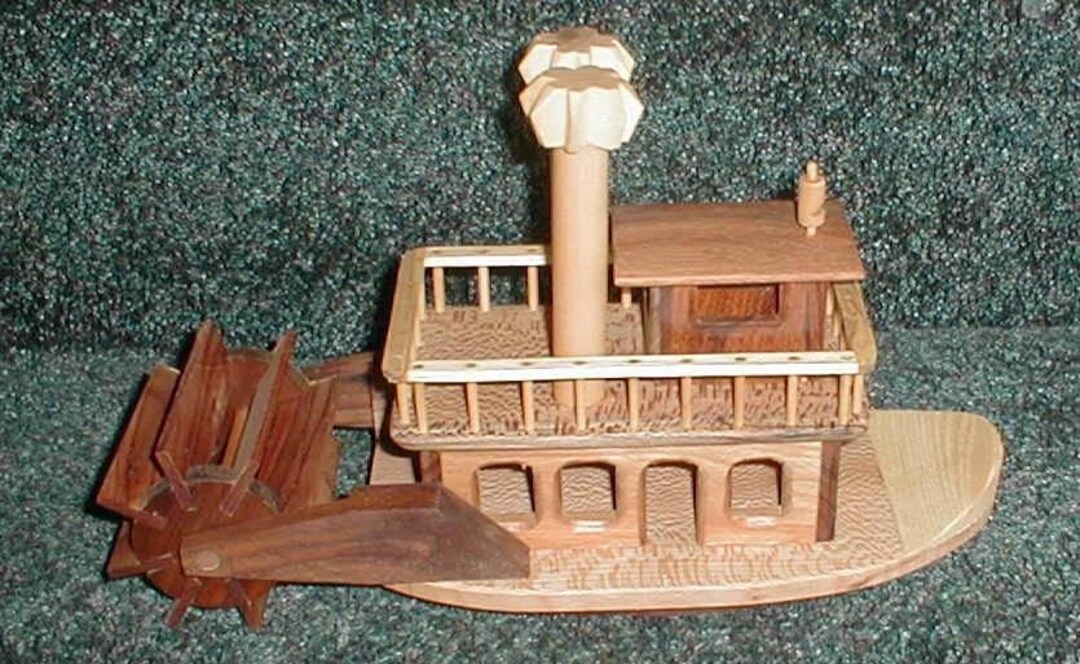 Paddle Boat - Handcrafted Hardwood - Etsy