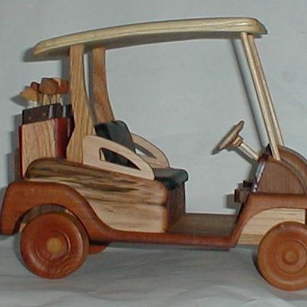 Wooden Golf Cart - Etsy