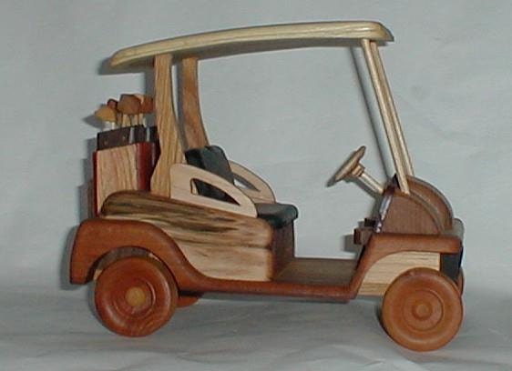 Golf Cart Handcrafted Wooden Deluxe - Etsy