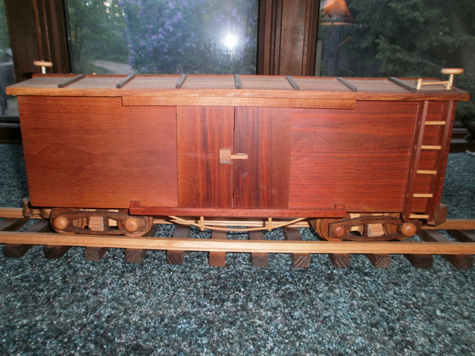 Train Box Car Wooden Collectible Handcrafted - Etsy
