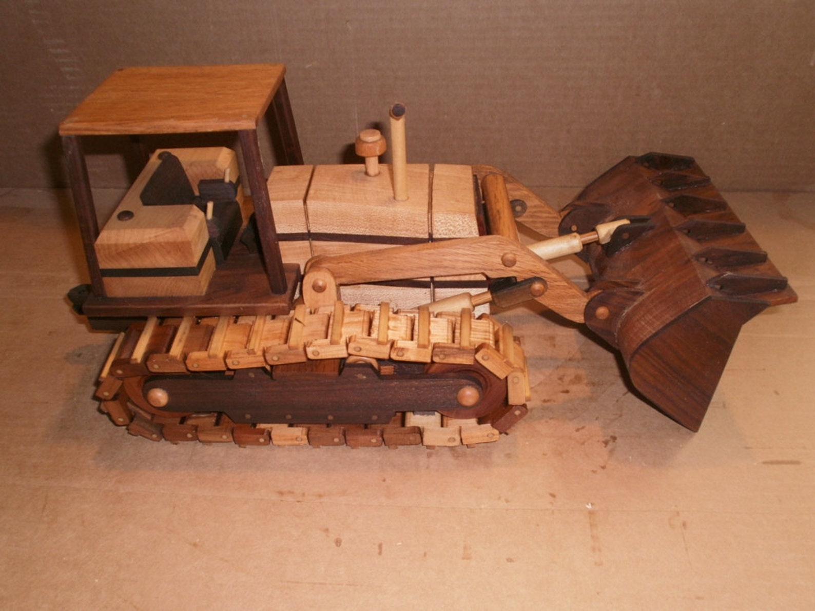 Tracked Loader W Bucket Handcrafted - Etsy