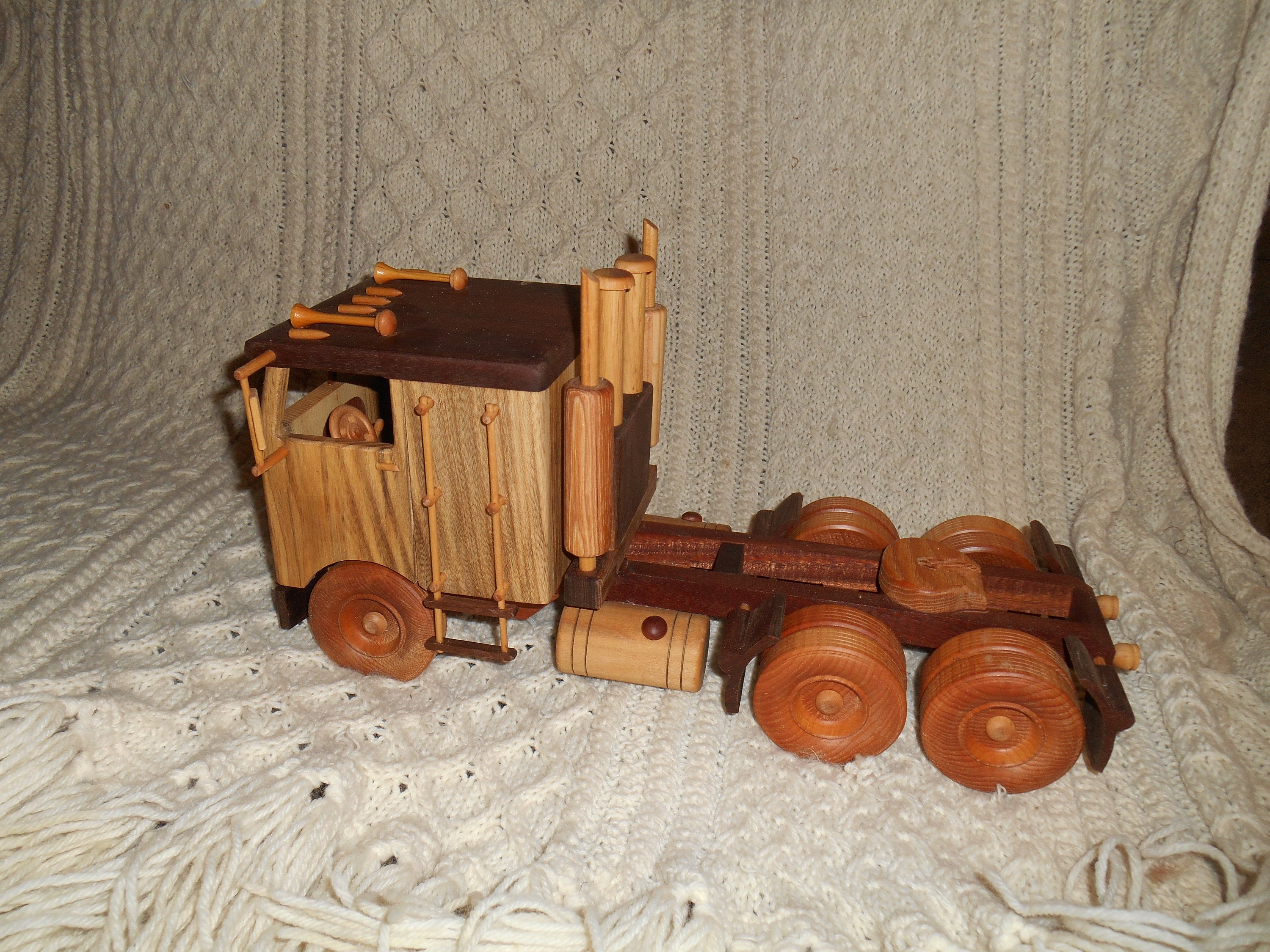 Mack Semi Truck Wooden Handcrafted - Etsy