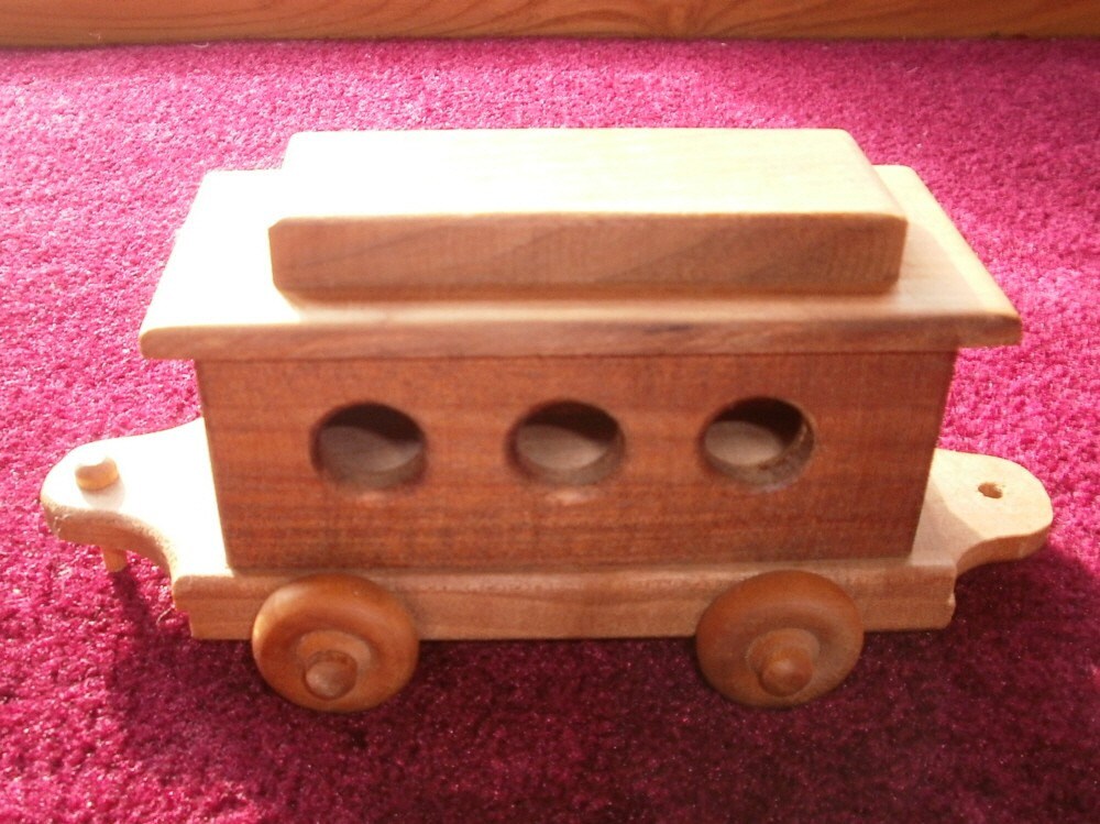 Handcrafted Wooden 6 Car Train - Etsy