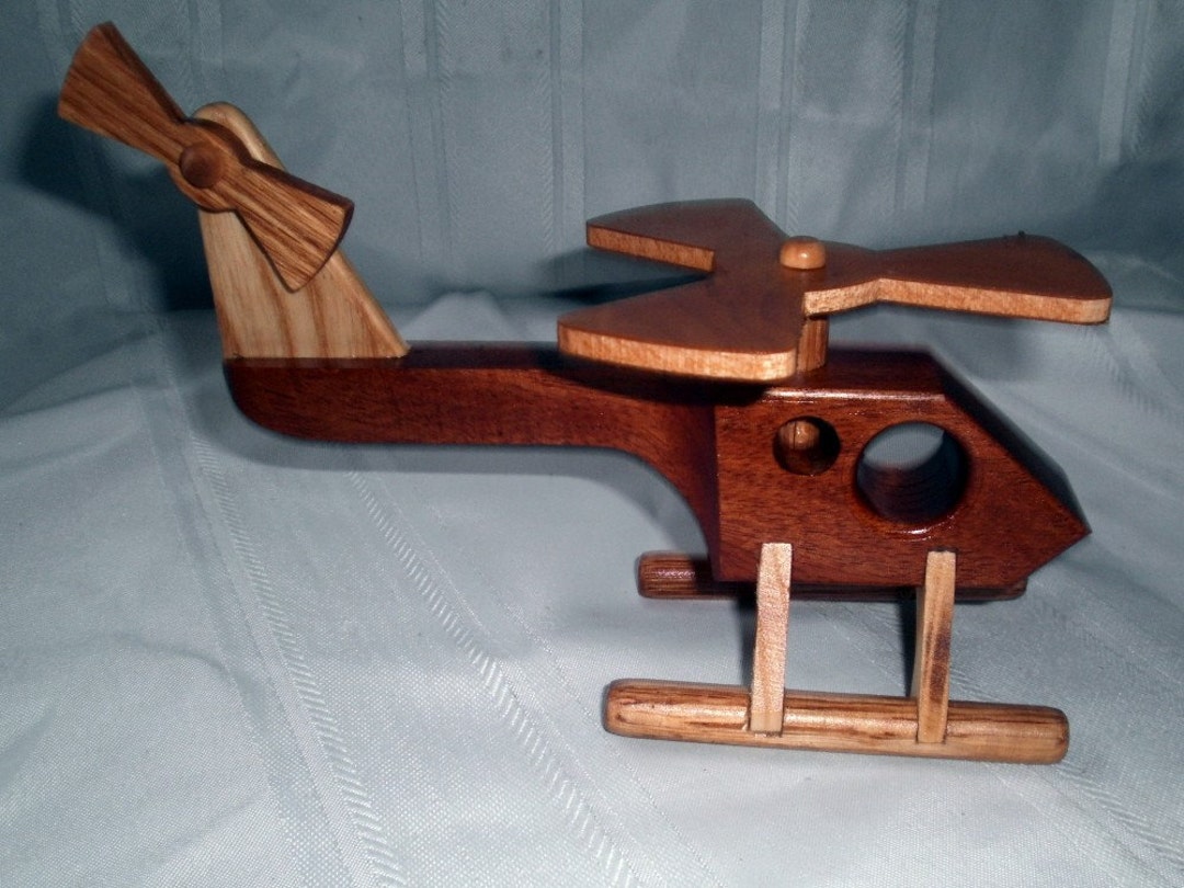 Police Helicopter Handcrafted Wood - Etsy