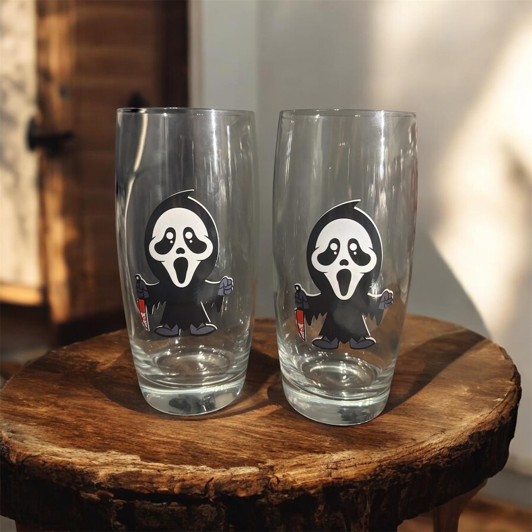 Ghostface Scream Horror Hiball Glasses - Etsy