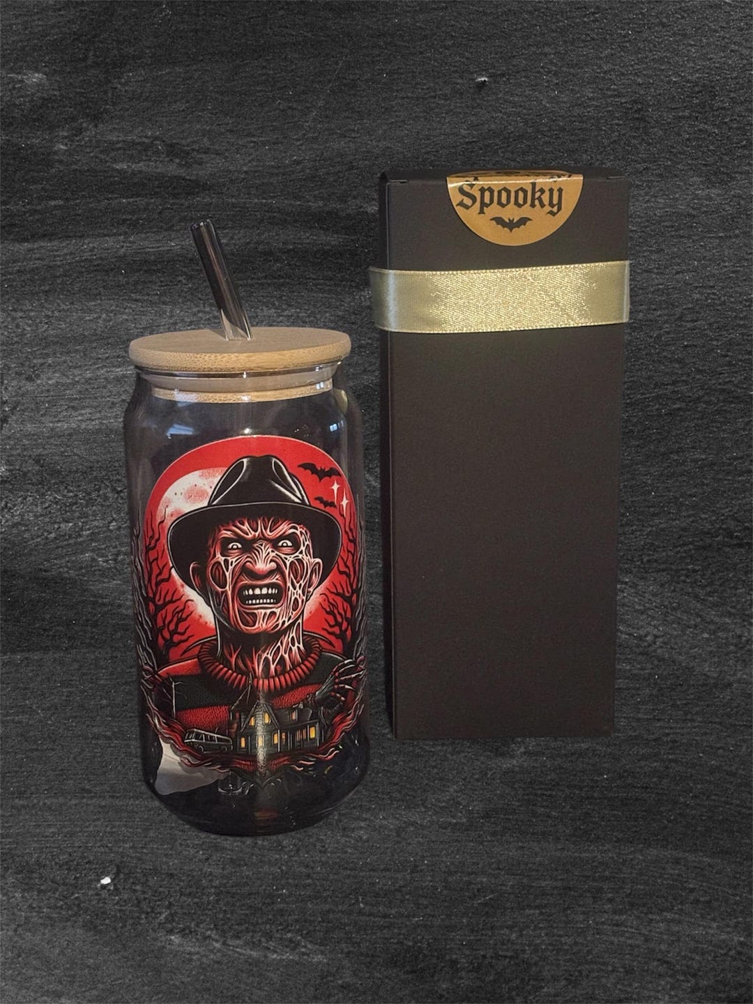 Freddy Krueger Horror Cold Cup With Straw - Etsy