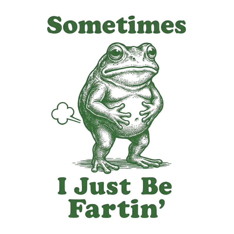 Funny Farting Frog PNG, Vintage Toad Meme (digital Download) - Etsy
