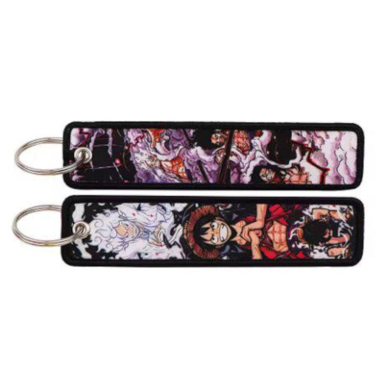 Embroidered Anime Keychain: One Piece Edition, Jet Tag Keychain - Etsy